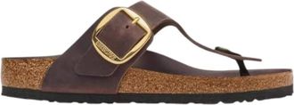 Birkenstock Femme, Chaussures, Brun, Taille: 37 EU Gizeh Big Buckle