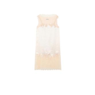 Prada Satin-Slipkleid in Weiß
