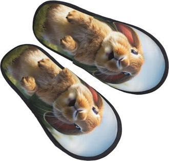 Generic Chaussons Femme Homme Lapin Mignon Et Drôle House Chaussures Automne Hiver Confort Pantoufles Pour Invités, Pour Femmes, Intérieur Extérieur, Hommes, 