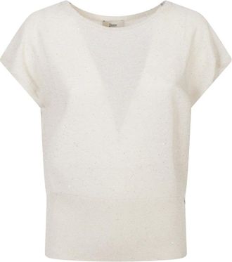 Herno Femme, Tops, Blanc, Taille: 38 FR Herno Sweaters