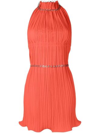 Dion Lee Schmales Neckholder-Kleid - Rot