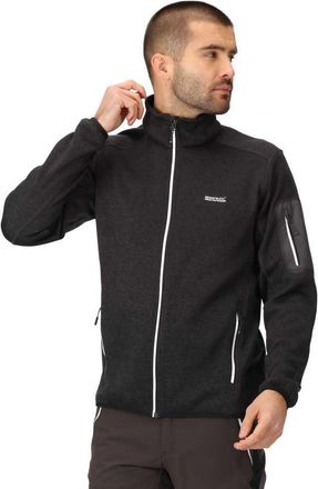 Regatta Herren Newhill Full Zip Fleecejacke Fleecejacke (1er Pack), asche, 5XL