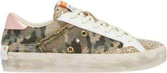 Crime London Femme, Chaussures, Vert, Taille: 41 EU Baskets