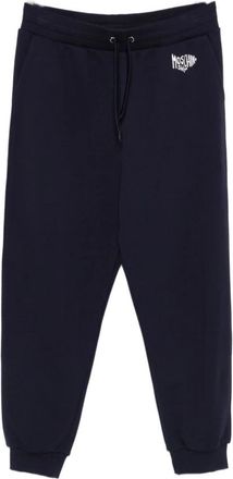 Moschino Homme, Pantalons, Bleu, Taille: L Pantalon Bleu Élégant