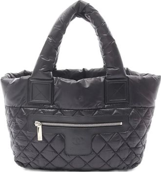 Chanel 2012 kleiner Coco Cocoon gesteppter Tote Bag - Schwarz
