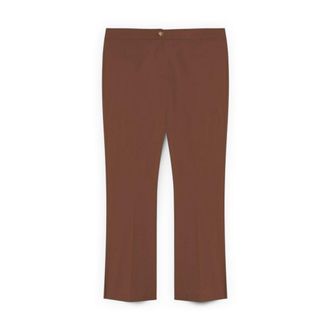 Fiorella Rubino Kick-Flare-Hose - - Trousers - Damen - Braun - M