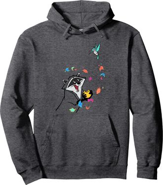 Disney Pocahontas Meeko Flit Bunte Bl&auml;tter Herbst Pullover Hoodie