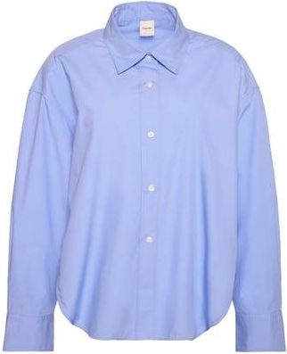 Calvin Klein Chemise &agrave; coupe crop en coton