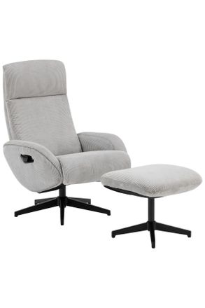 Xora Relaxsesselset, Grau, Schwarz, Metall, Textil, 75x106x74 cm, Liegefunktion, Relaxfunktion, Wohnzimmer, Sessel, Relaxsessel