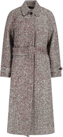 Lardini Manteau Au Genou - Marron