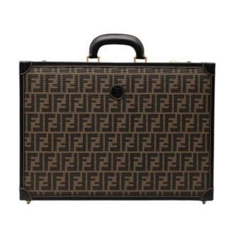 Fendi unisex, Pre-owned, Brun, Taille: ONE Size Sac de voyage Pre-owned