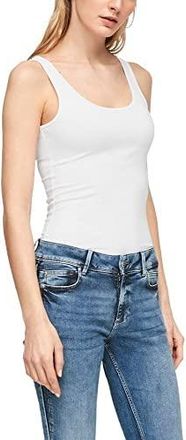 QS by s.Oliver Q/S designed by - s.Oliver 510.11.899.12.102.2058277 T-Shirt, Blanc, XXL Femme