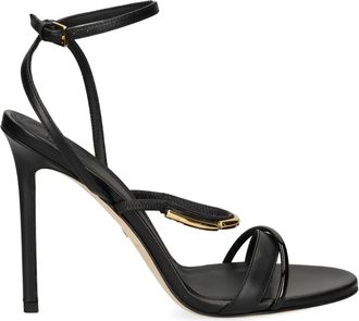 Elisabetta Franchi Sandalen mit Schnallenriemen - Schwarz