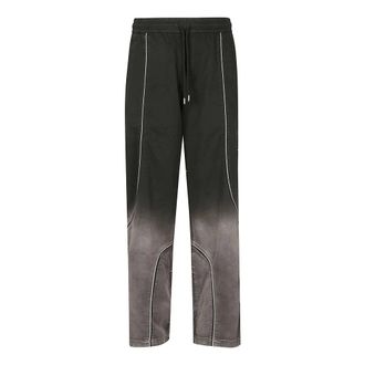 Off-white Homme, Pantalons, Noir, Taille: L Surv&ecirc;tement Ample Teint en Pi&egrave;ce