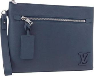 Louis Vuitton Pochette Pre-owned - Femme - Pre-owned - Bleu - Taille: ONE Size