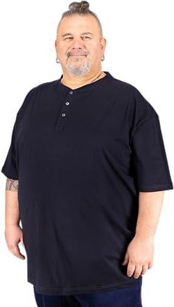 Adamo T-shirt à col rond pour homme de la série Silas Regular Fit jusquà 10XL. - Bleu - XXXXXXXL