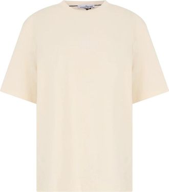 Stone Island Homme, Tops, Beige, Taille: M T-shirt en jersey de coton