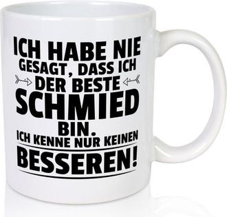 Generic Der Beste Schmied | schmieden - Tasse Weiss - Kaffeetasse/Geschenk/Familie