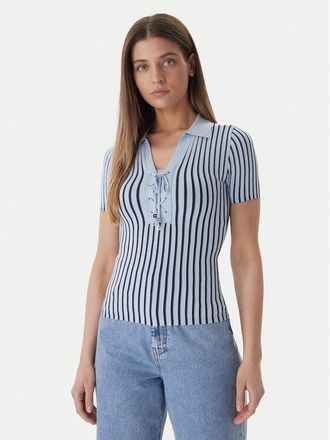 Guess Pullover W6GR09 Z0590 Himmelblau Regular Fit