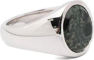 Tom Wood Homme, Accessoires, Gris, Taille: 56 MM Kim Ring