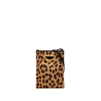Dior Sac bandouli&egrave;re mini Pre-owned en poulain - Femme - Pre-owned - Brun - Taille: ONE Size