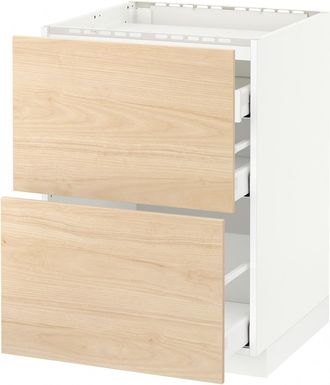 IKEA METOD / MAXIMERA Unterschr.f Kochf/2 Fronten/3 Sch