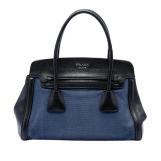 Prada Pre-owned Vintage Satchel - - Pre-owned - Damen - Blau - ONE SIZE