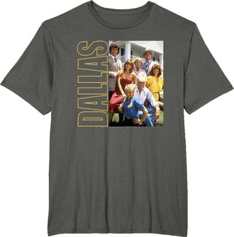 Dallas Paris Dallas Ewing Family Photo T-Shirt - Unisex Erwachsene & Kinder - Schwarz - Kurzarm - T-Shirt - Family - Klassisch - Cotton 50%, Polyester 50%