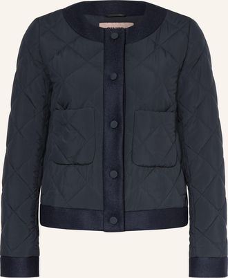 Cinzia Rocca Cinzia Rocca Steppjacke Im Materialmix blau
