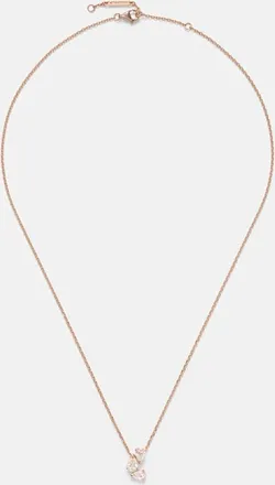 Repossi Collier Serti Sur Vide en or rose 18 ct et diamants