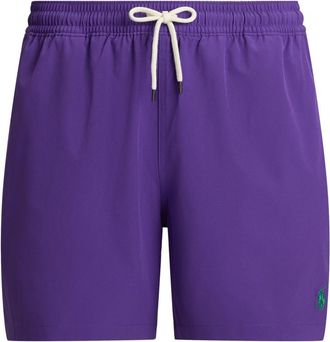 Ralph Lauren Glatte Badeshorts in Stretch-Qualit&auml;t mit kleiner Pony-Stickerei in