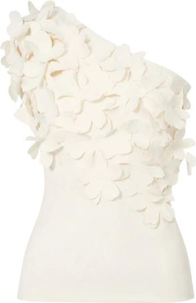 Liviana Conti Viskose Bandeau-Top - - Tops - Damen - Wei&szlig; - XS