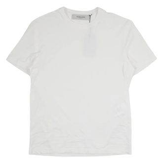 Golden Goose Homme, Tops, Blanc, Taille: S T-Shirt Effet Vieilli