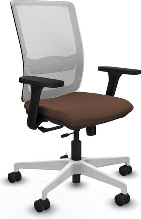 Piqueras y Crespo Haches B&uuml;rohochstuhl mit 3D-Armlehnen, h&ouml;henverstellbare Lendenwirbelst&uuml;tze, ausgestattet mit Syncro/Traslack und eingespritztem Schaum. Mit Rollen vo