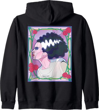 Universal Monsters Bride Rose Frame Decoupage Kapuzenjacke