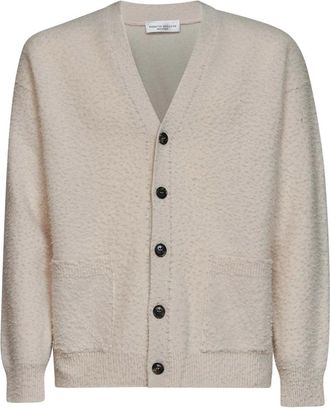 Roberto Collina Cardigan ML - Homme - Pulls - Beige - Taille: XL