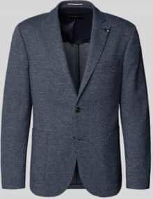 Bugatti Slim Fit 2-Knopf-Sakko mit Strukturmuster