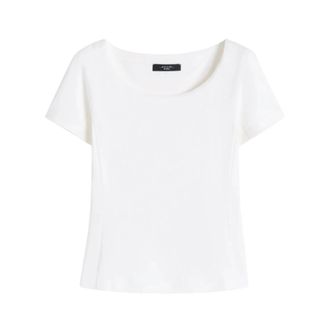Max Mara Top Wkdmultig - - Tops - Damen - Wei&szlig; - L