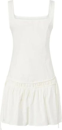 Pinko Pinko, Femme, Robes, Blanc, Taille: 38 FR Enna Abito Popeline