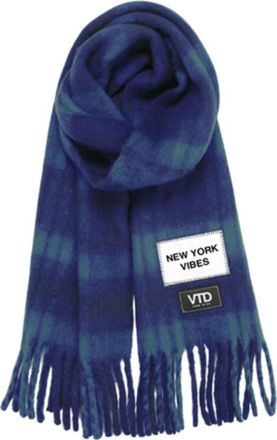 VERB TO DO Femme, Accessoires, Bleu, Taille: ONE Size Écharpe New York Vibes