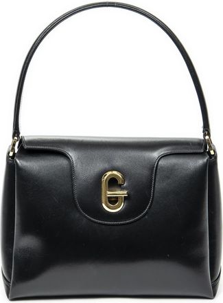 Gucci Crossbody Bags - Vintage Fold Over Top Handle - Gr. unisize - in Schwarz - f&uuml;r Damen