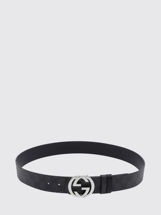 Gucci Ceinture en coton enduit avec motif monogramme GG