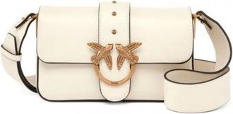 Pinko Pinko, Femme, Sacs, Blanc, Taille: ONE Size Love One Mini Slouchy FL