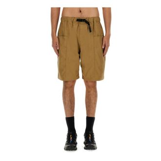 South2 West8 Belted C.s. Short - Cotton Twill - - Shorts - Herren - Gr&uuml;n - S
