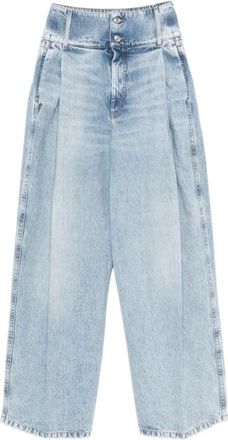 Sportmax Femme, Jeans, Bleu, Taille: W27 Wide Jeans