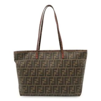 Fendi Sac cabas Fendi Zucca en toile enduite Pre-owned - Femme - Pre-owned - Brun - Taille: ONE Size