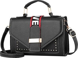 Generic Sac à bandoulière décontracté pour femme, sac à bandoulière réglable, petit sac carré, sac à bandoulière pour appareil photo, Noir, Taille unique