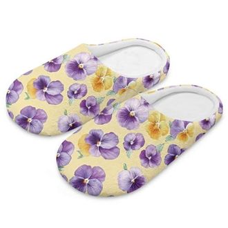 Coloranimal Chaussons de spa pour invit&eacute;s - Jetables et r&eacute;utilisables - Antid&eacute;rapants - Bout ferm&eacute;, Lily Daisy, 38.5/39.5 EU