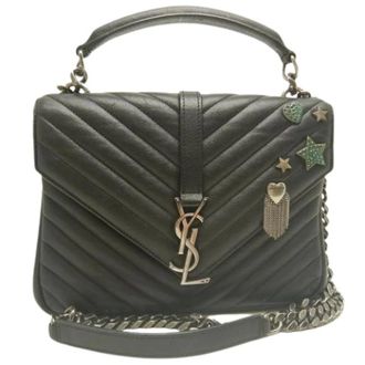 Saint Laurent Pre-owned 428056 Sac bandouli&egrave;re - Femme - Pre-owned - Noir - Taille: ONE Size