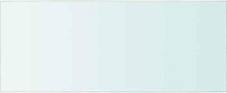 tidyard Regalboden Glas Transparent 50x20 cm, Sicherheitsglas Regal Glasregal Badablage f&uuml;r Kosmetik Handt&uuml;cher Duschgel243819